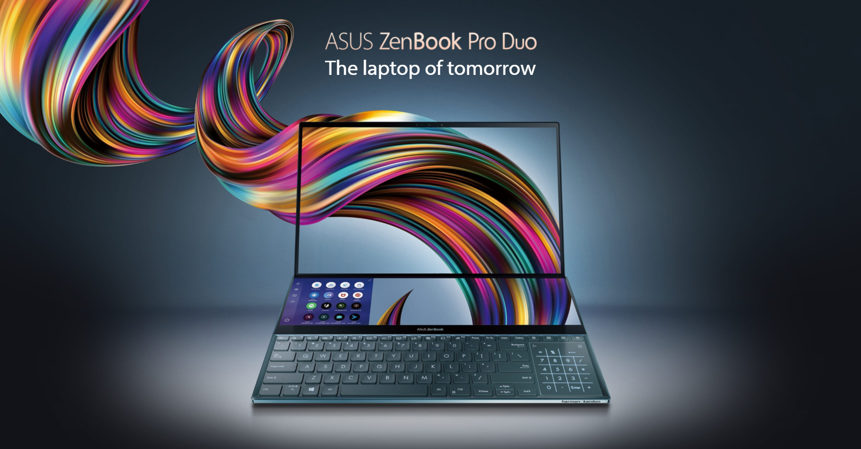 ASUS ZenBook Pro Duo UX581LV-H2028T 1A-CELESTIAL BLUE - AngkorTech