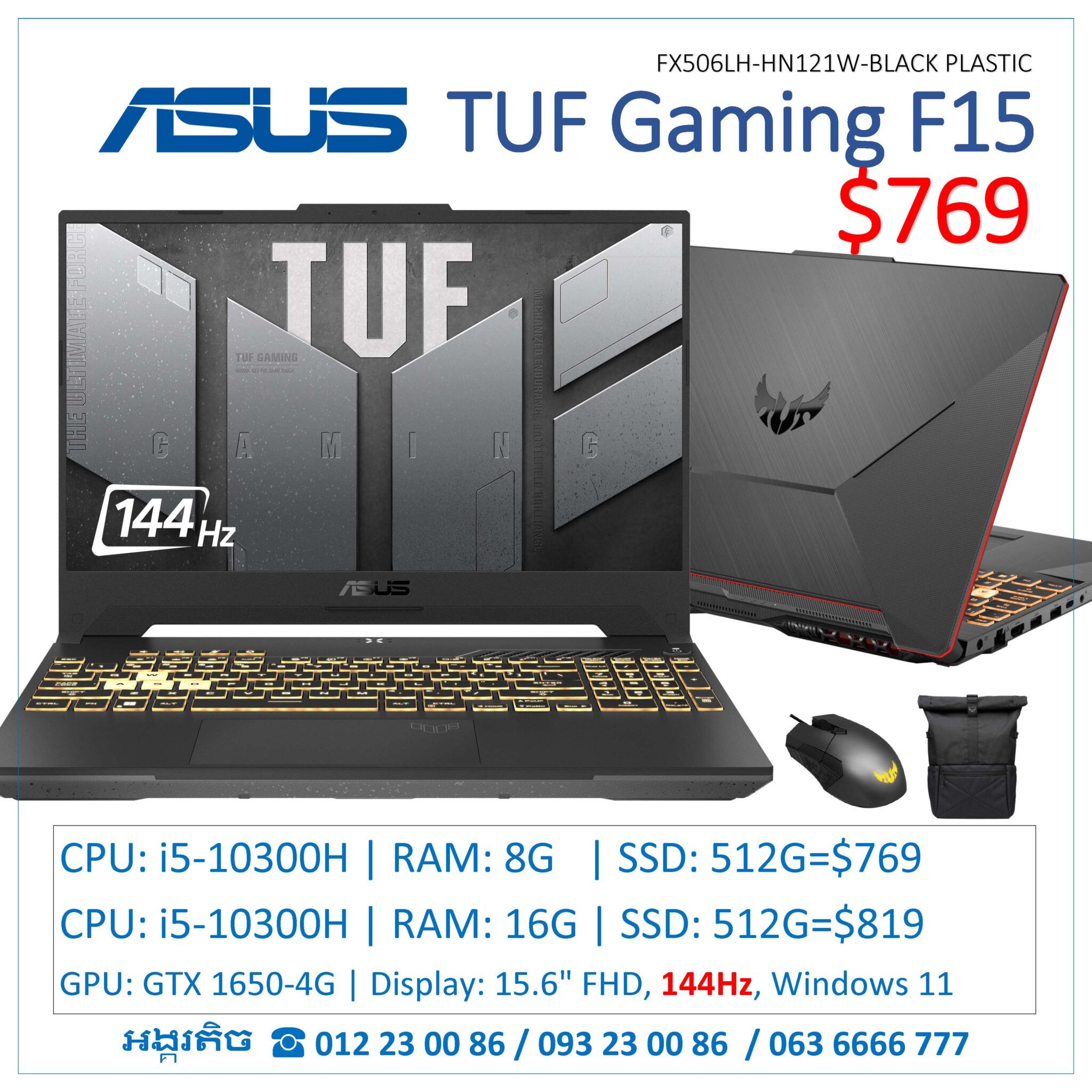 ASUS TUF Gaming A14 FA401WV-RG083WS-1A-JAEGER GRAY $1,599 - AngkorTech