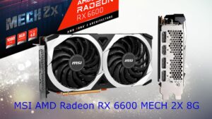 MSI AMD Radeon RX 6600 MECH 2X 8G - AngkorTech